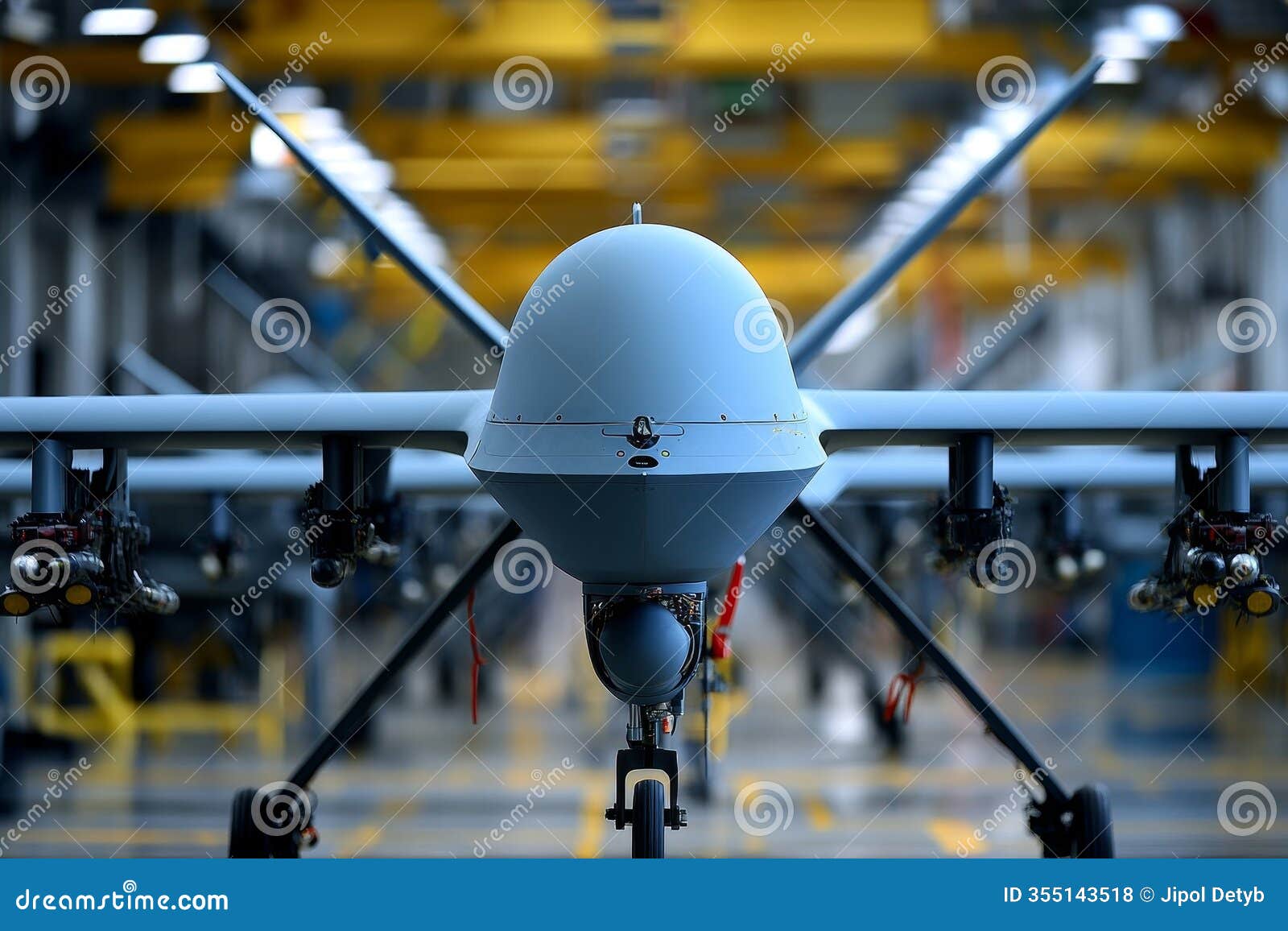 Assembly Line for Military Drones. Stock Photo - Image of drone, sport ...