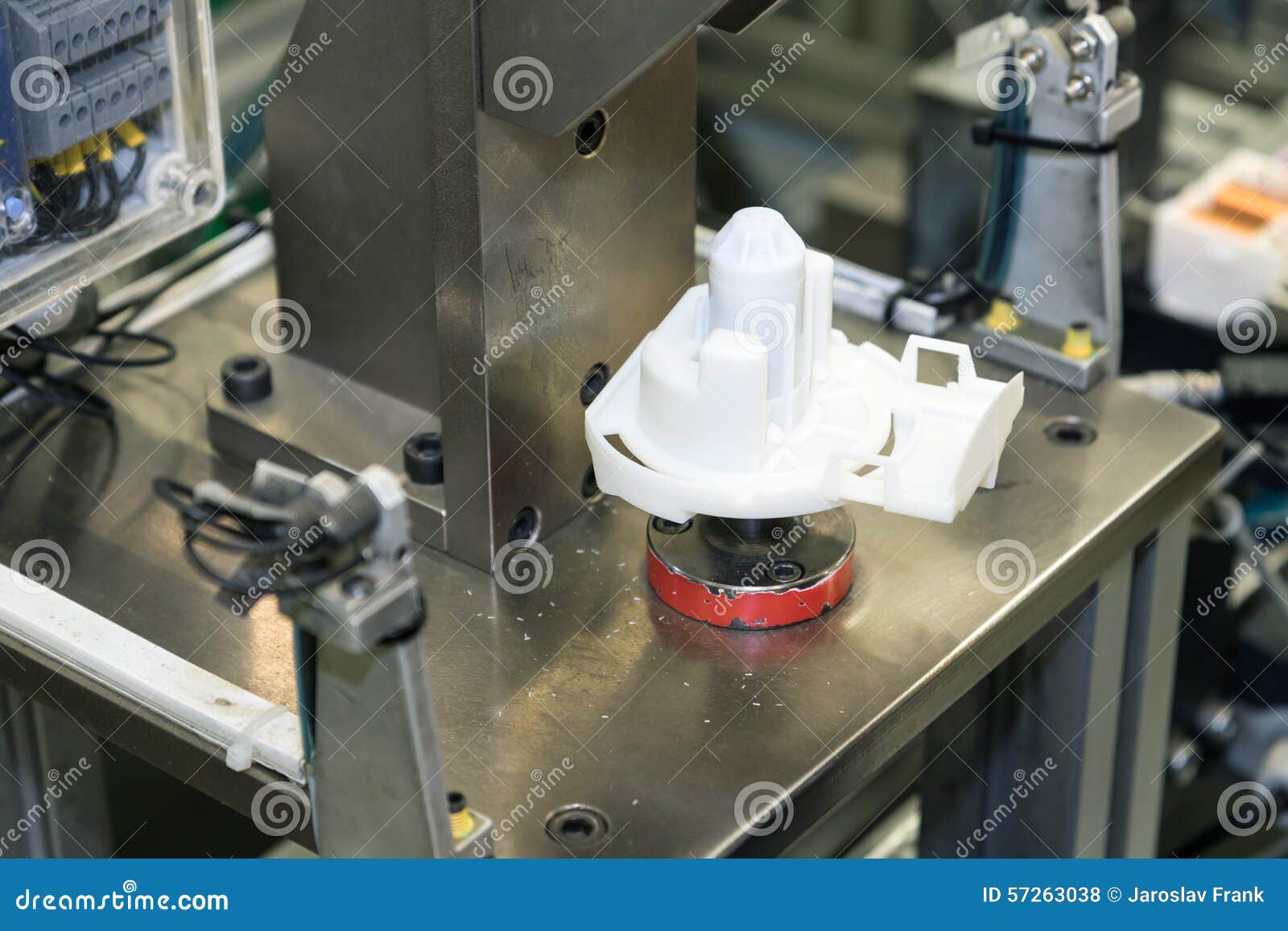Assembly Line of Plastic Components Stock Photo - Image of design ...