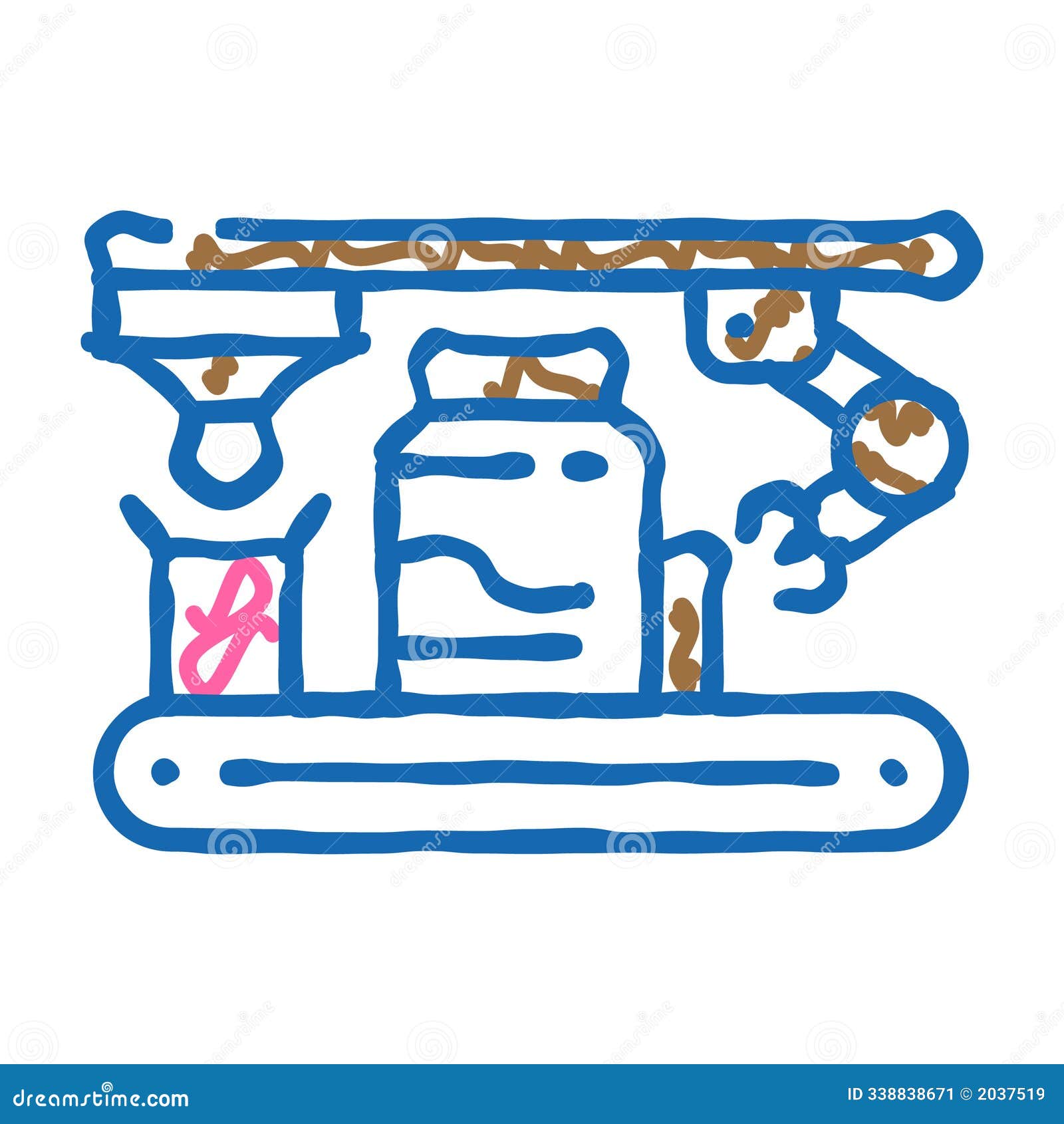 Assembly Manufacturing Engineer Icon Doodle Illustration Stock Vector ...