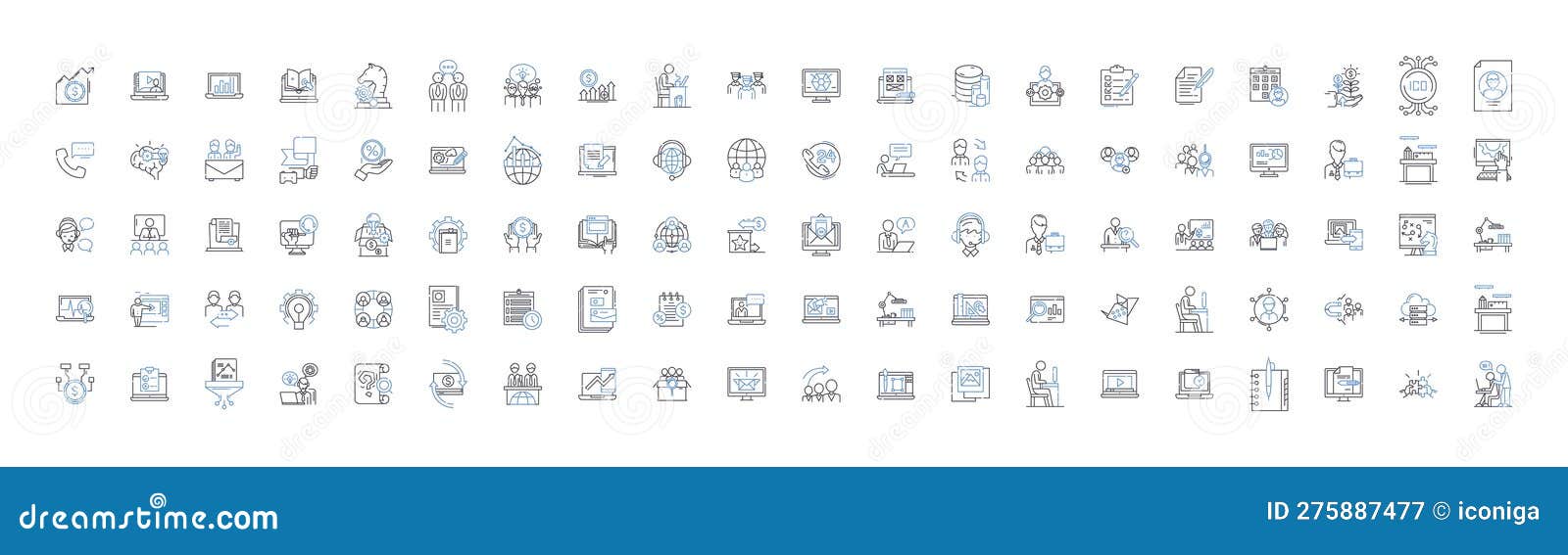 Assembly Line Icons Collection. Joining, Manufacturing, Construction ...