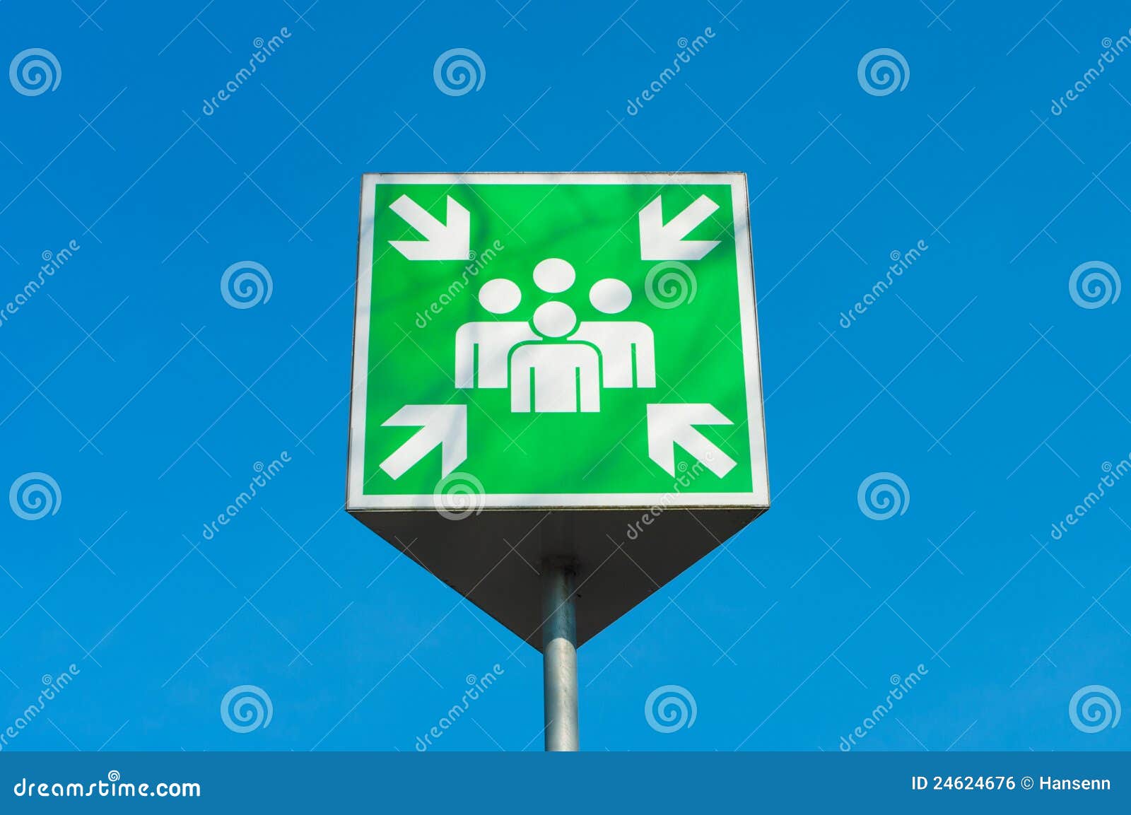Assembly Point Royalty Free Stock Image - Image: 24624676