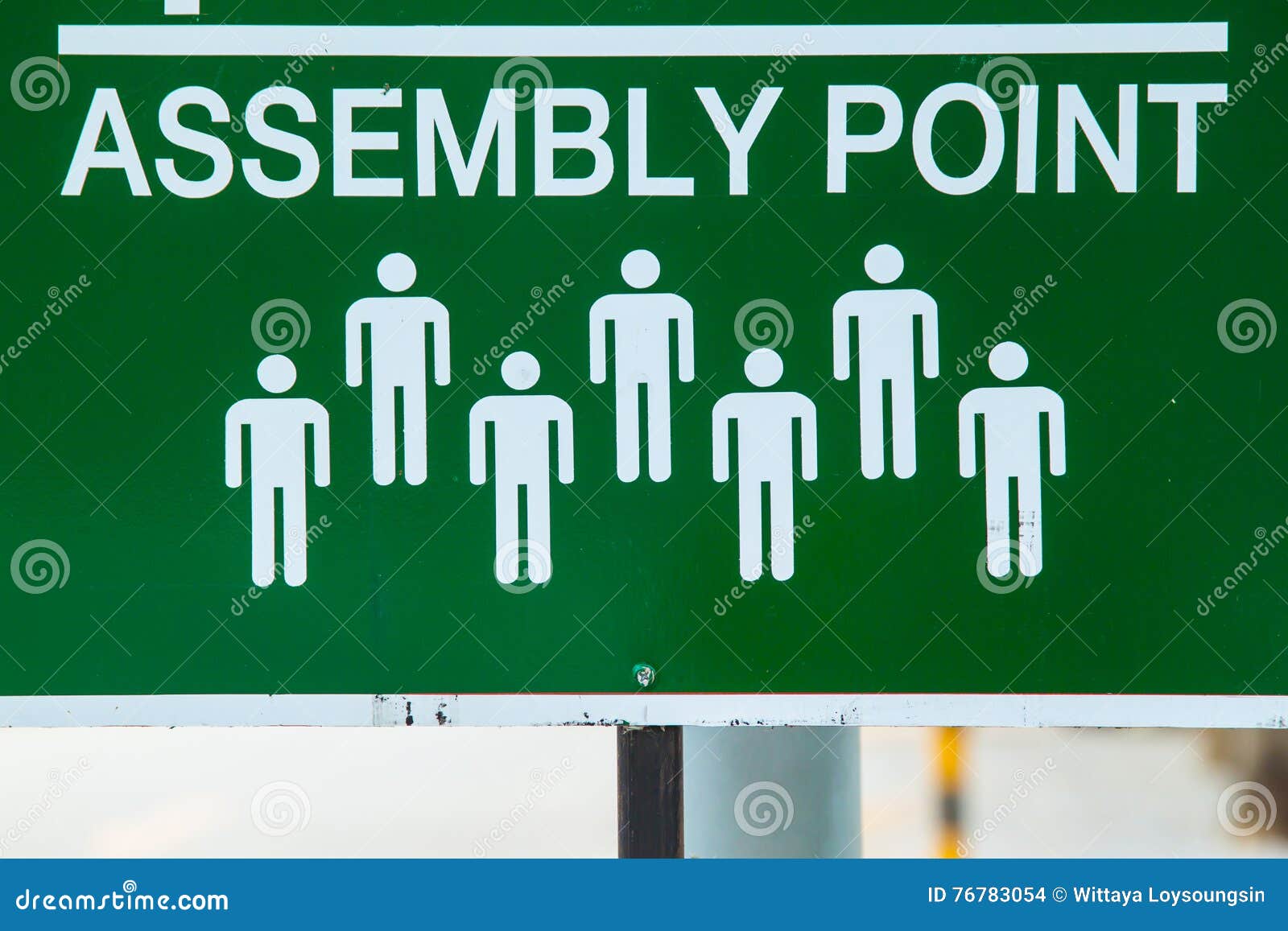 Assembly point green stock photo. Image of communication - 76783054