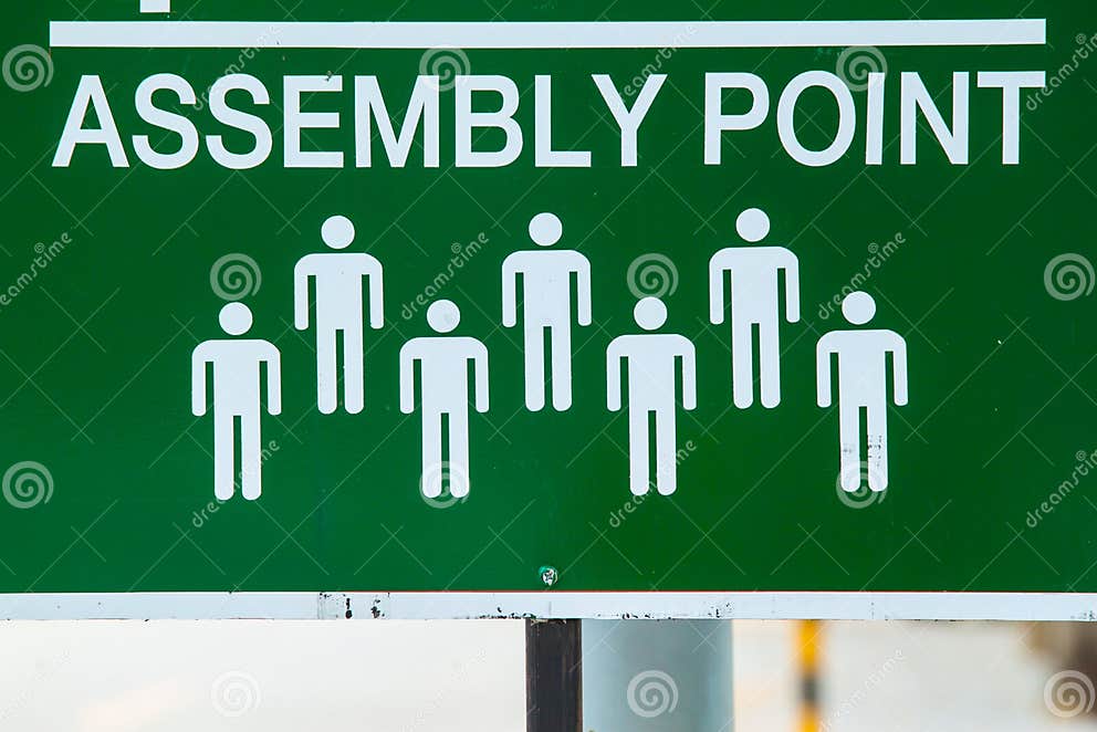 Assembly point green stock photo. Image of communication - 76783054