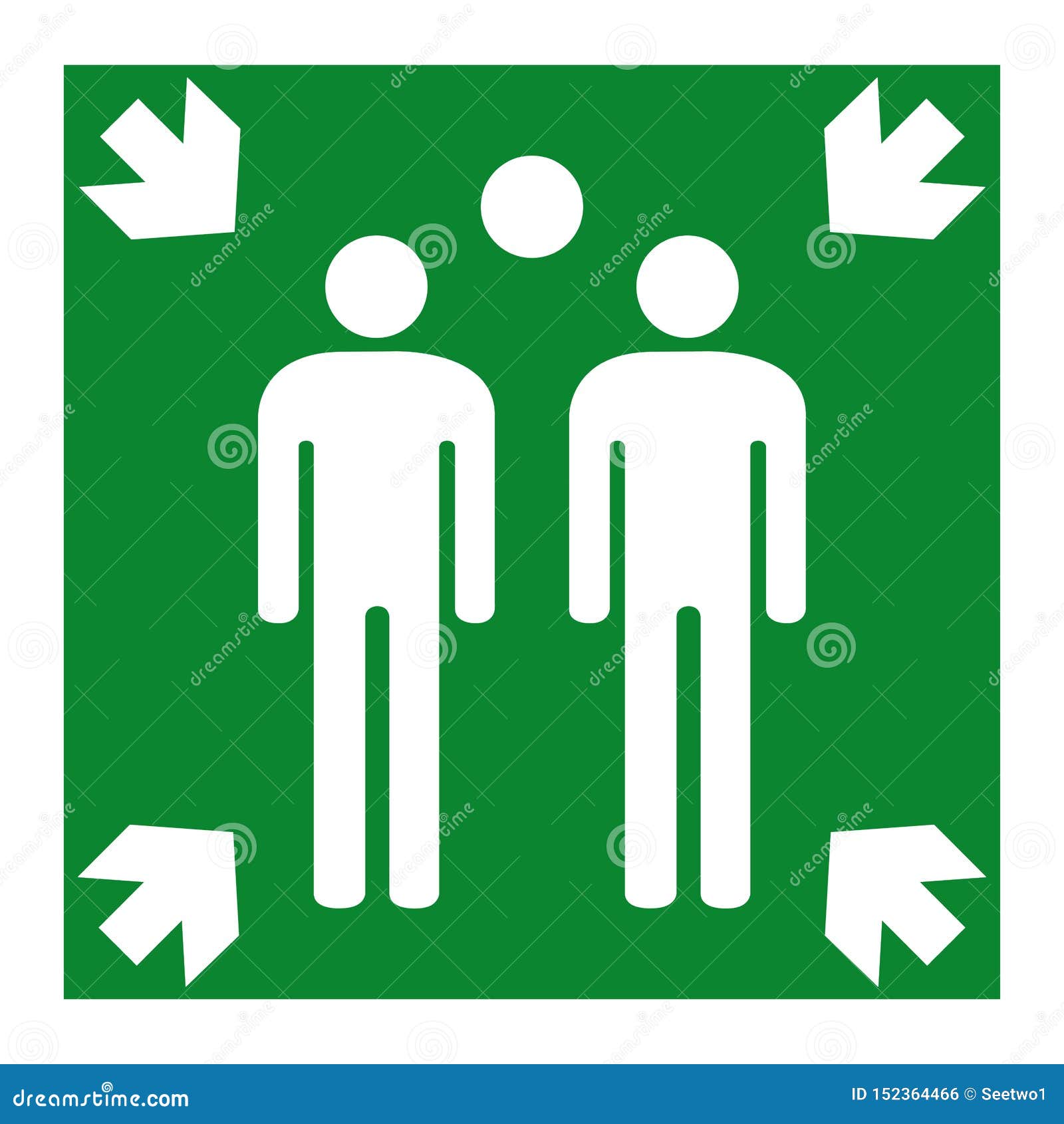 Isolate Assembly Flange On White Background (4 Holes Vector ...