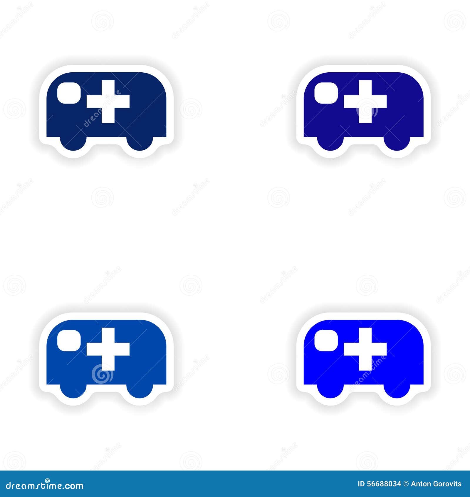 Assembly Realistic Sticker Design on Paper Stock Vector - Illustration ...