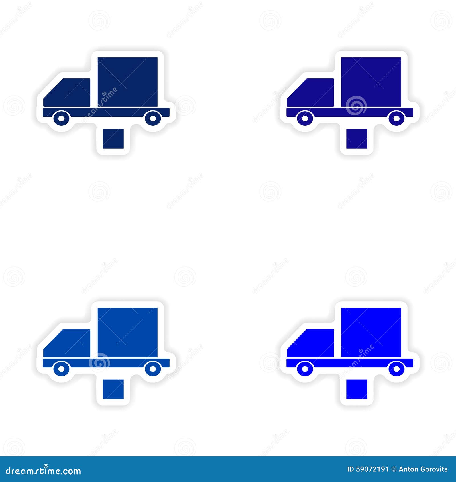 Assembly Realistic Sticker Design On Paper Cover Vector Illustration ...