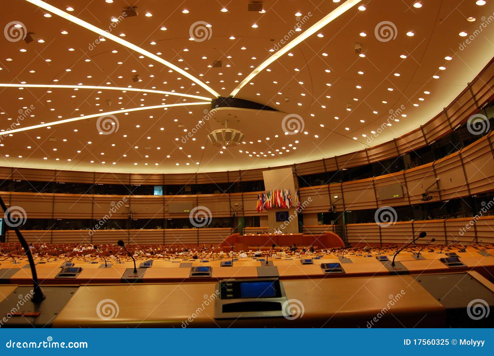 Assembly Room European Parlament Brussels Editorial Image - Image of ...