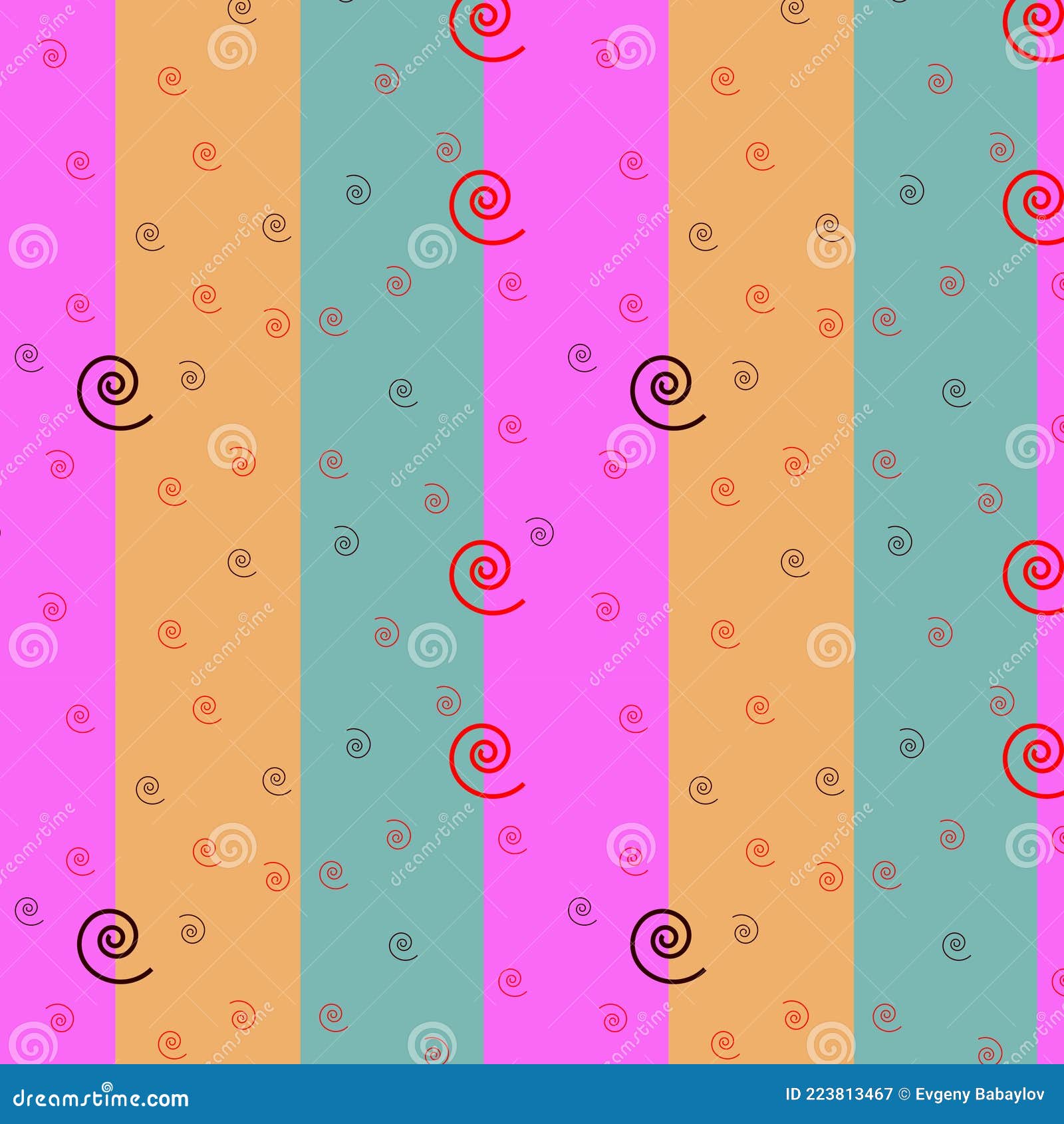 Assembly of Seamless Patterns, Abstract Shapes - Vector Stock Vector ...