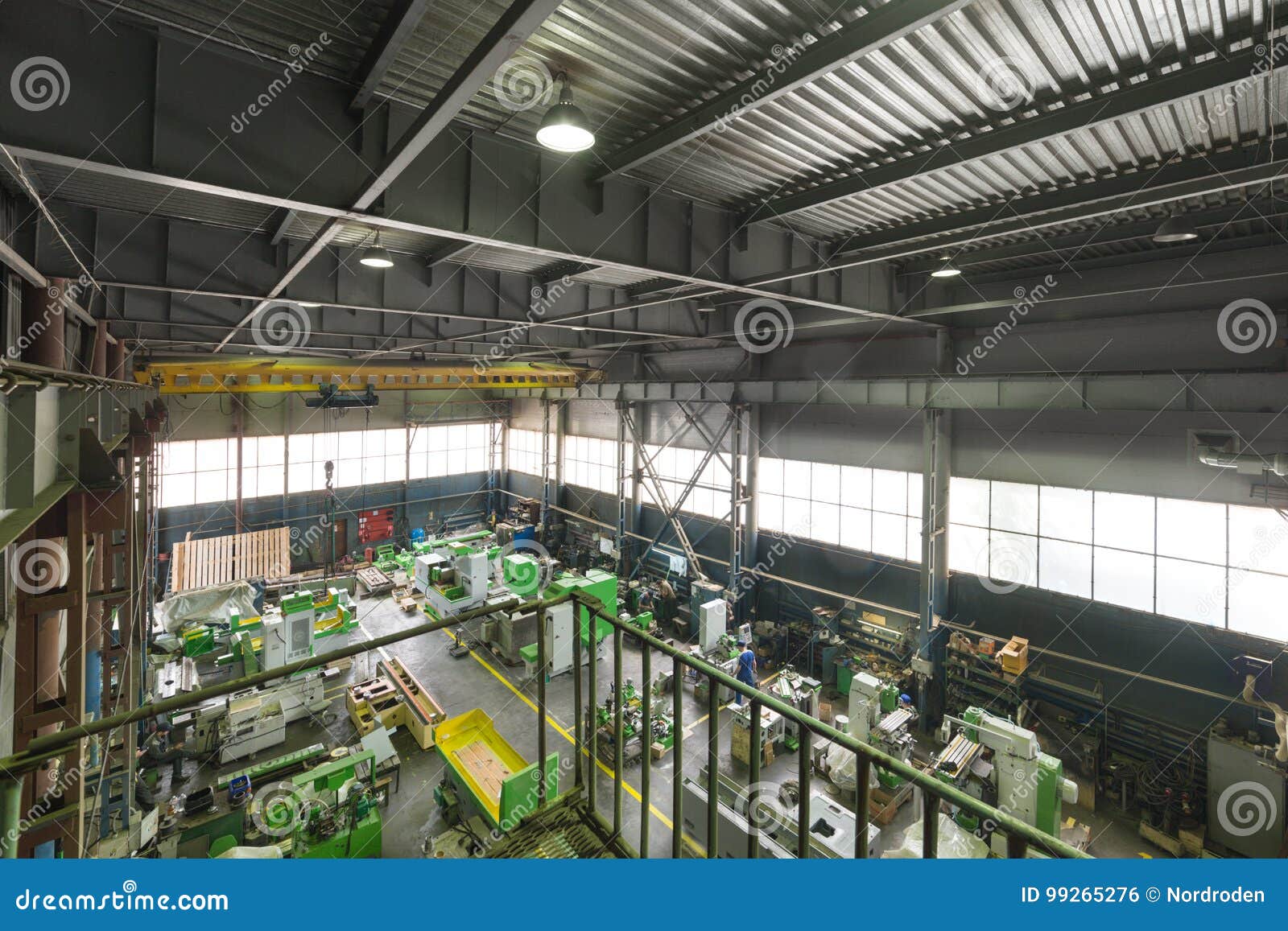 Assembly Shop, Production of Metal-cutting Machine Tools. Stock Photo ...