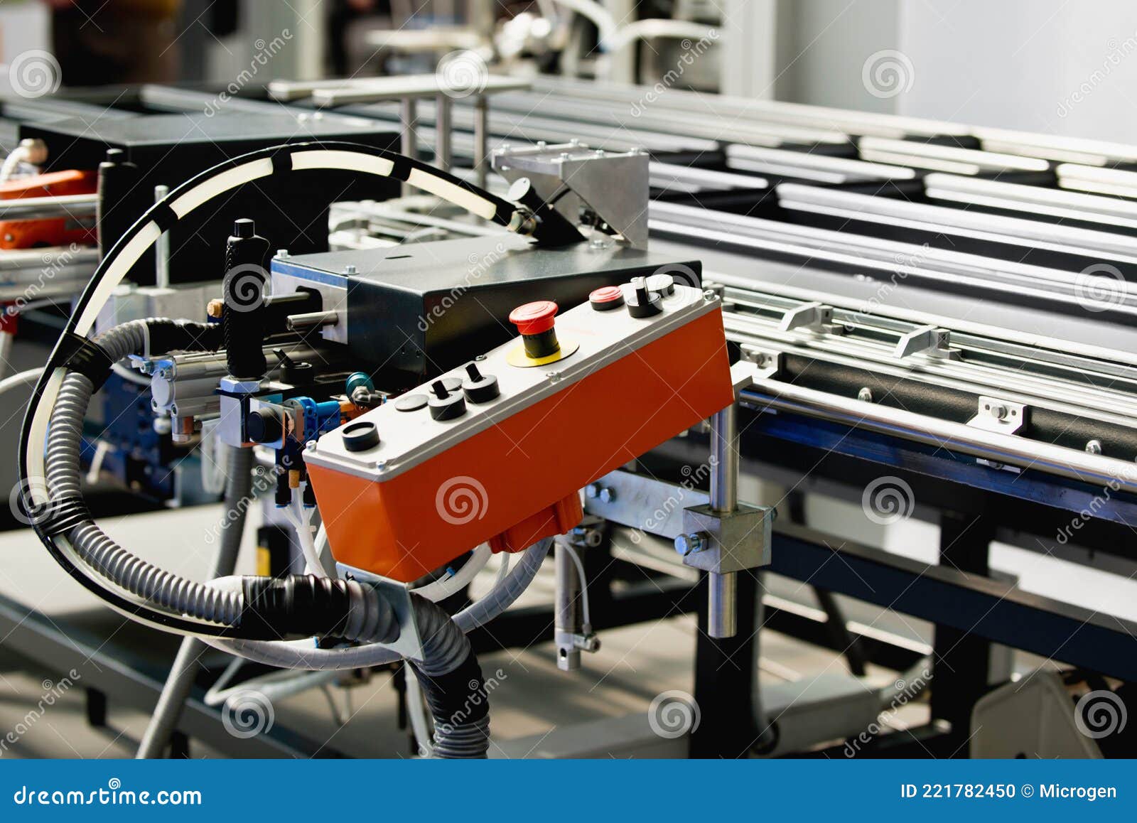 Assembly Station for PVC Windows and Doors Stock Photo - Image of ...