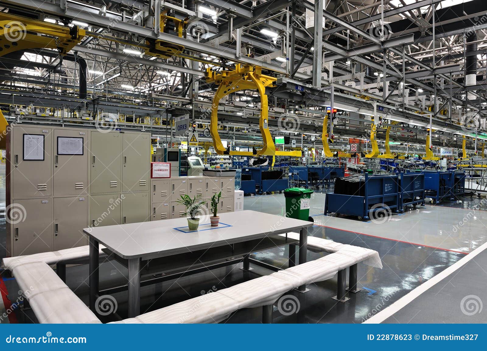 Assembly workshop stock image. Image of clean, factory - 22878623