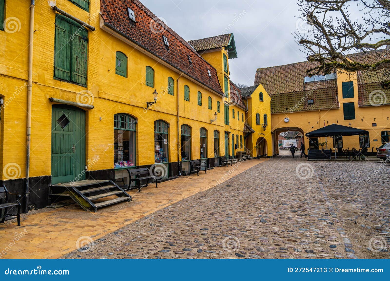 Assens Medieval City Small Backyards in Denmark Editorial Stock Photo ...