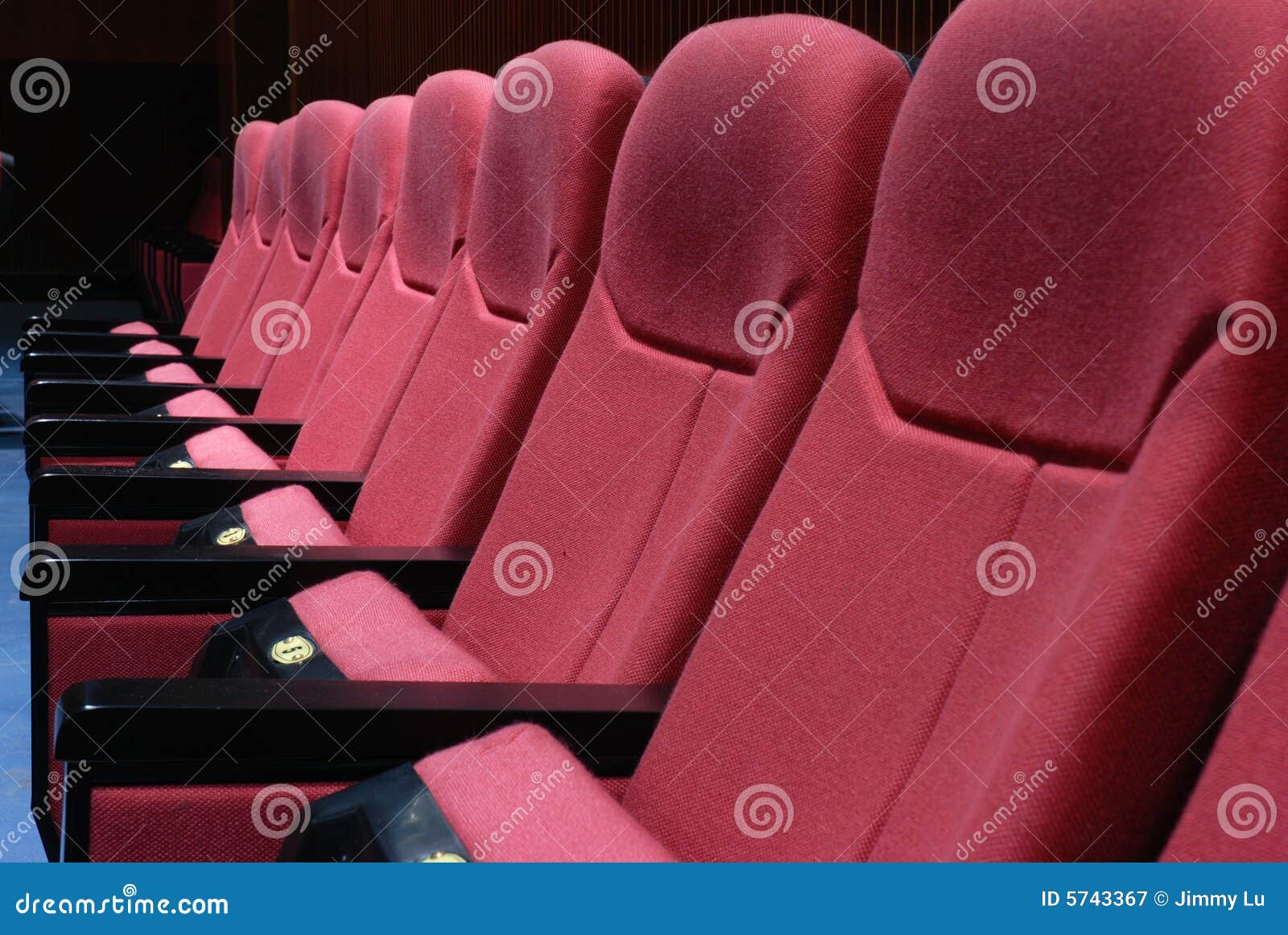 Assentos do cinema imagem de stock. Imagem de cinema, assentos - 5743367