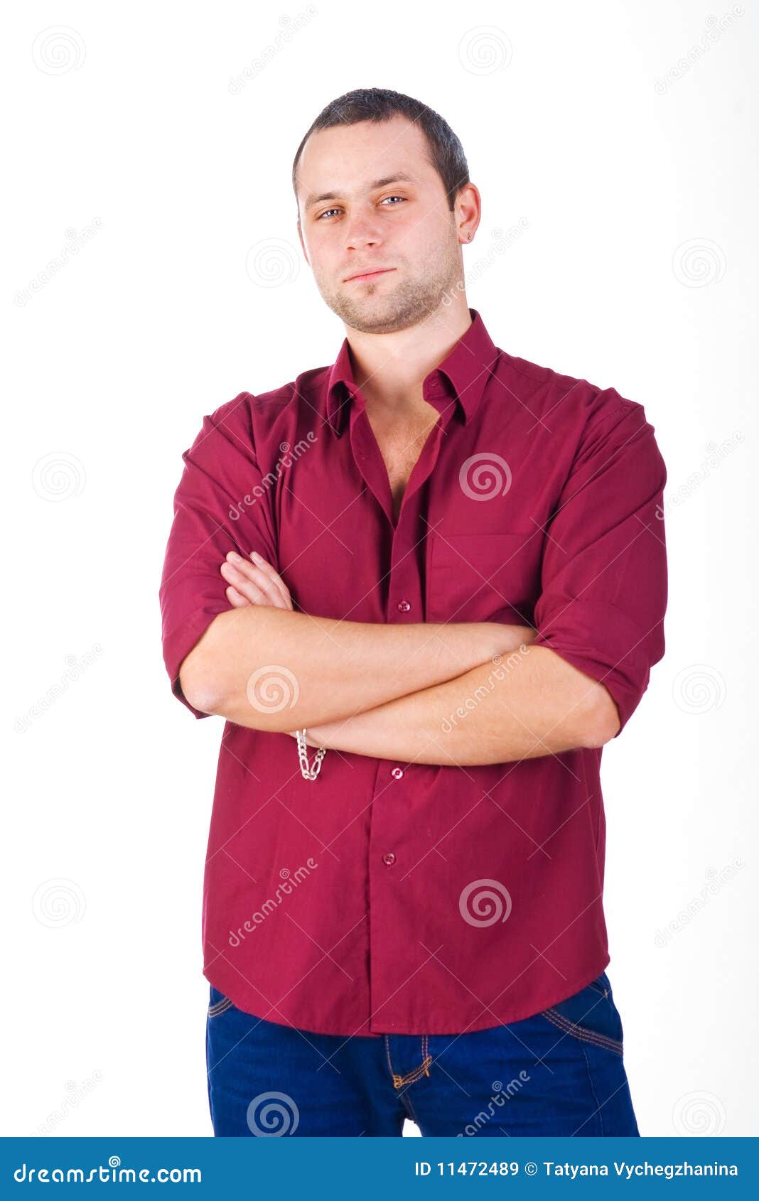 Assertive Young Men Isolated Stock Image - Image of leisure, pretty ...