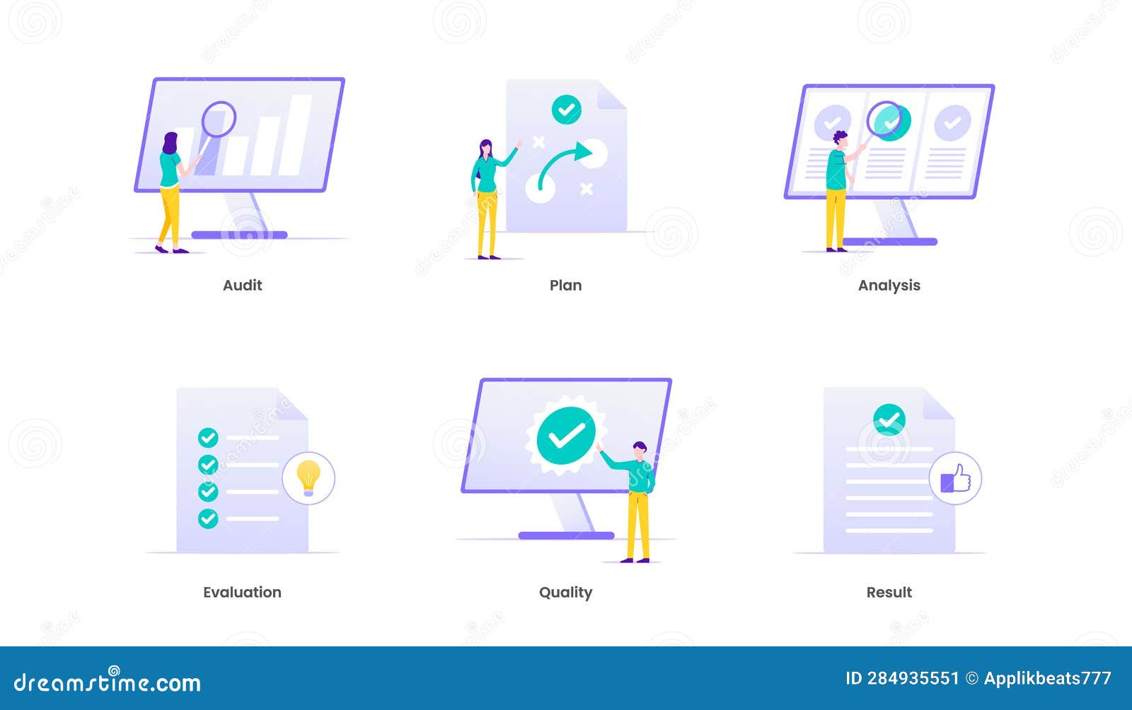 Assessment Analysis Evaluation Measure Business Analytics Vector ...