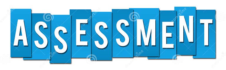 Assessment Blue Professional Stock Illustration - Illustration of ...