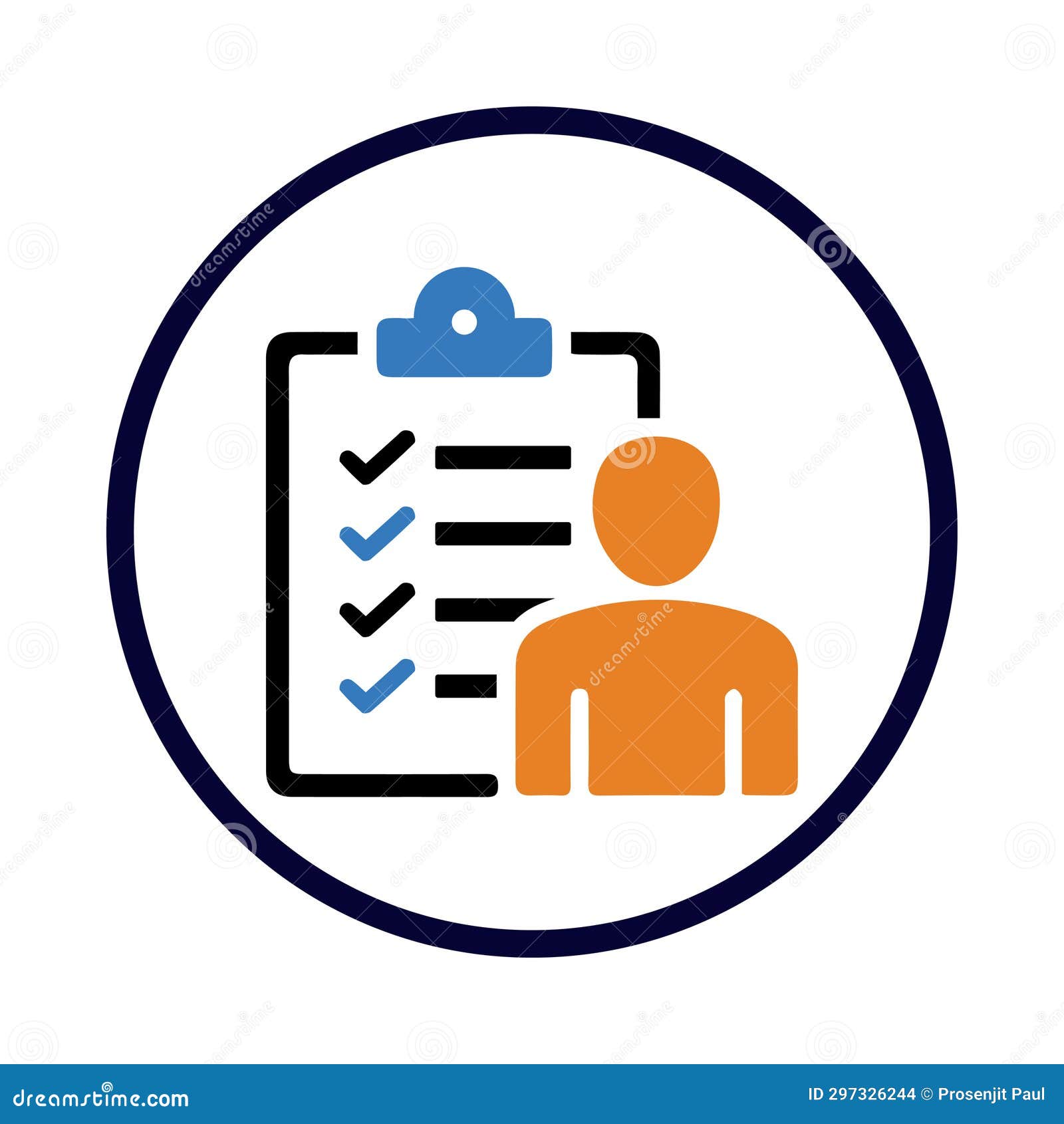 Assessment, Clip Board, Report, Checklist Icon Stock Vector ...