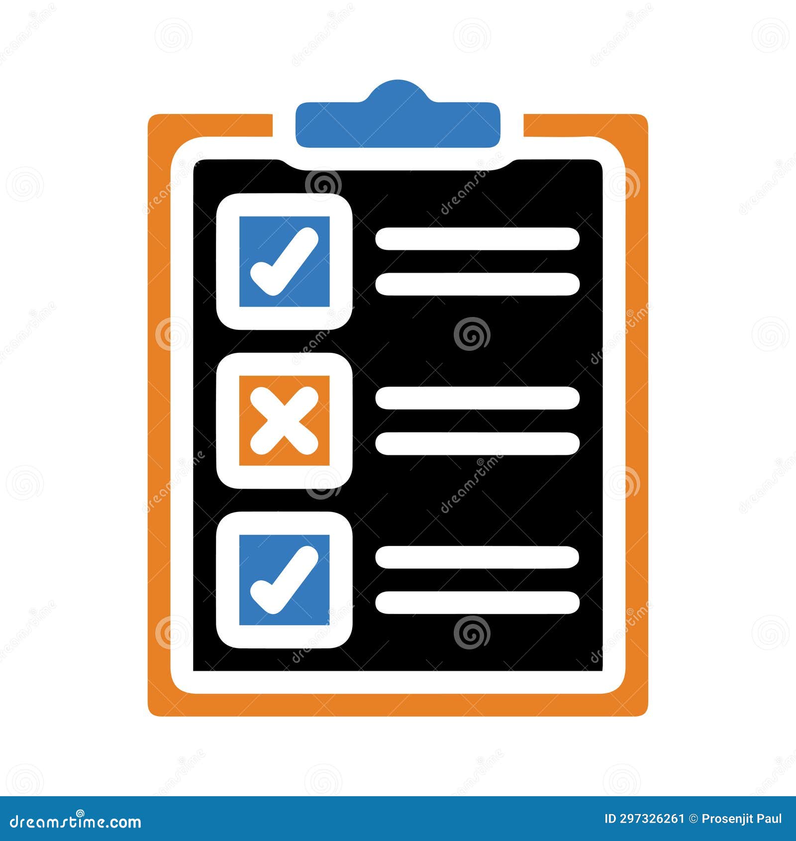Assessment, Clip Board, Report, Checklist Icon Stock Vector ...