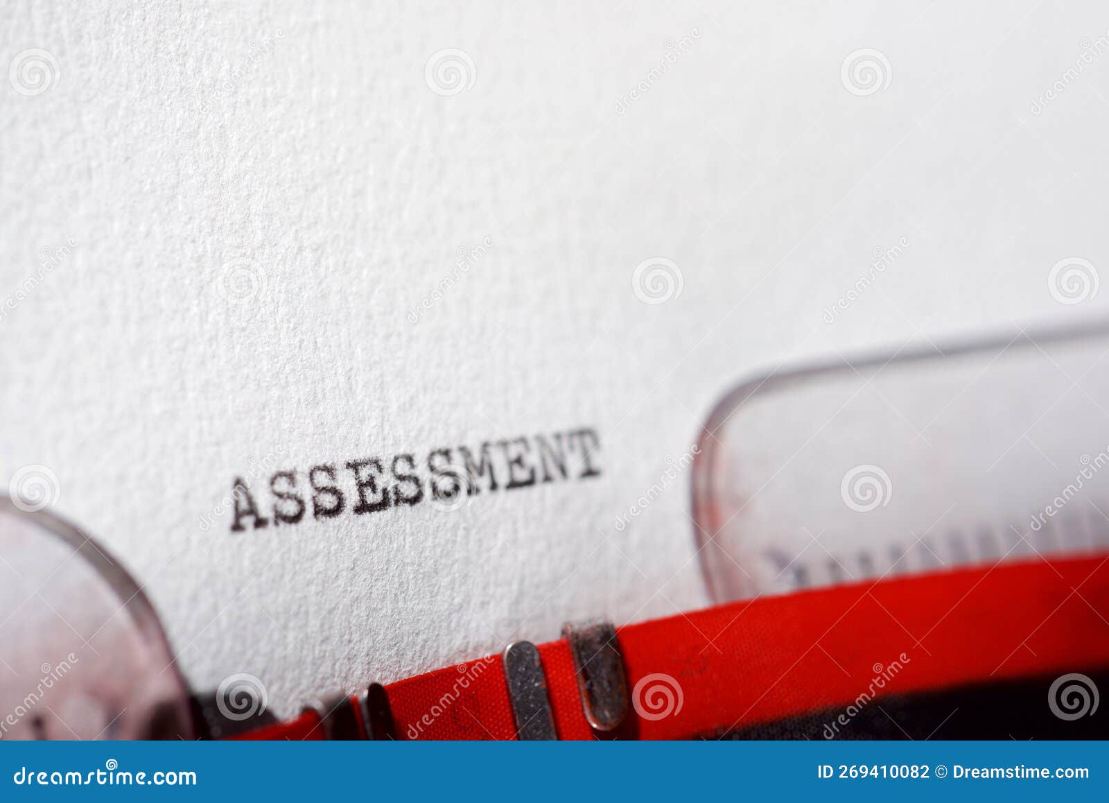 Assessment concept view stock photo. Image of paper - 269410082