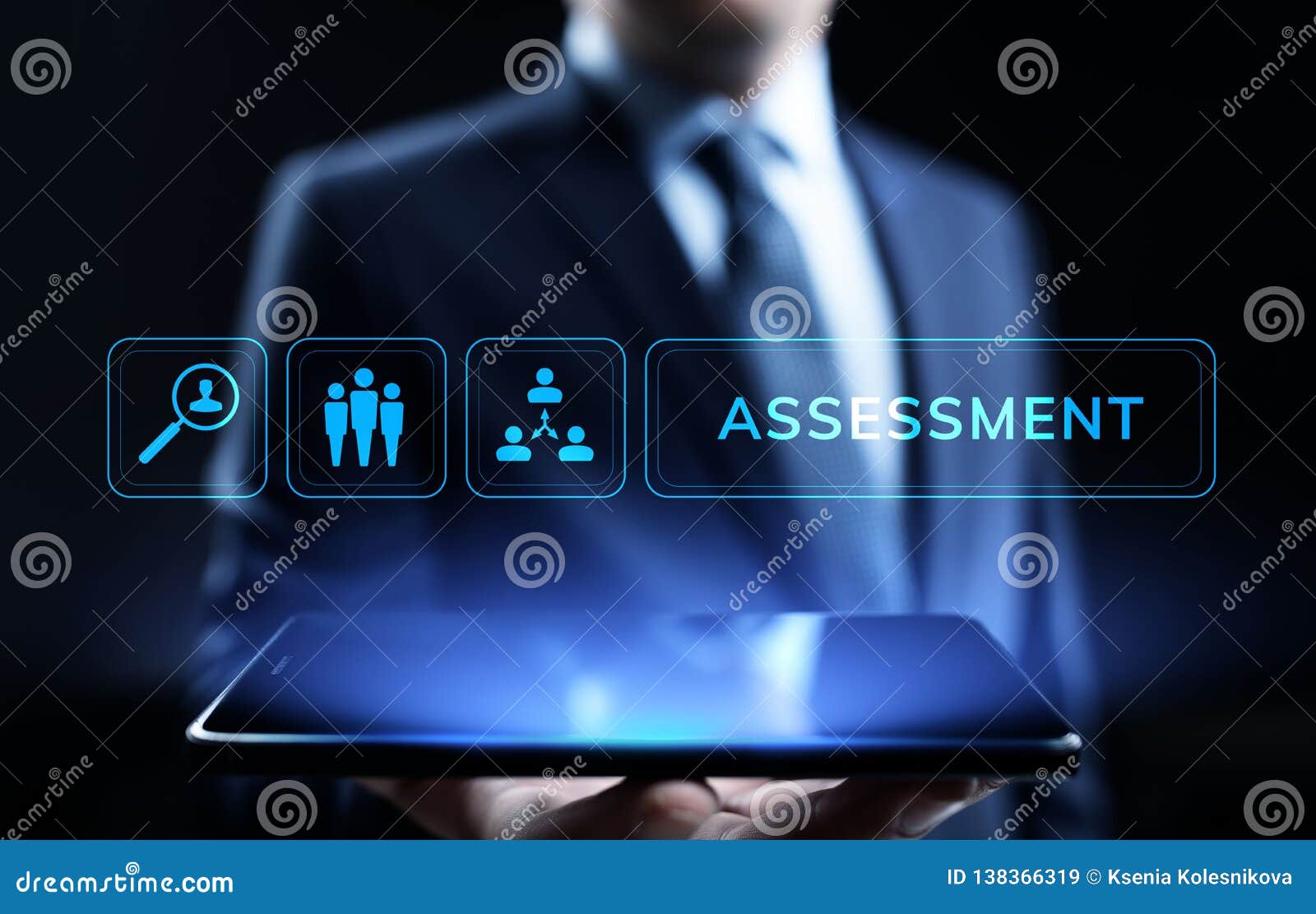 Assessment Evaluation Measure Analytics Business Technology Concept ...