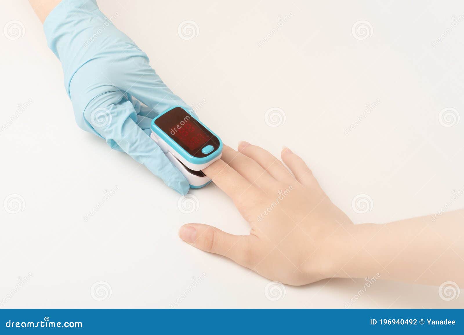 Assessment Of The Respiratory System Function. Measurement Of Blood ...