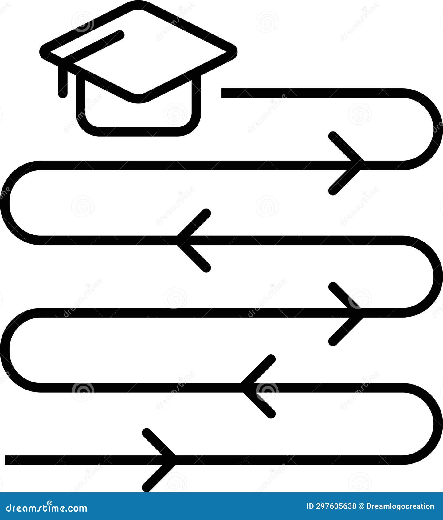 Learning Path, Assessment Icon Illustration Collection. Design Icon ...
