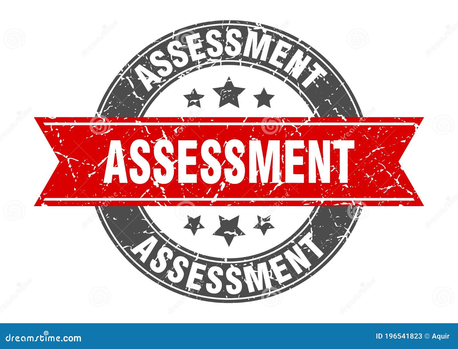 Assessment stamp stock vector. Illustration of seal - 196541823