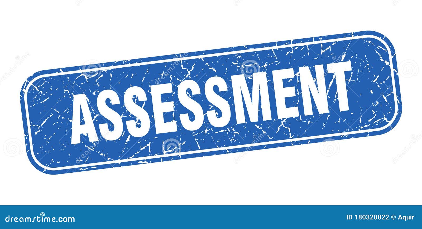 Assessment Stamp Cartoon Vector | CartoonDealer.com #120941967