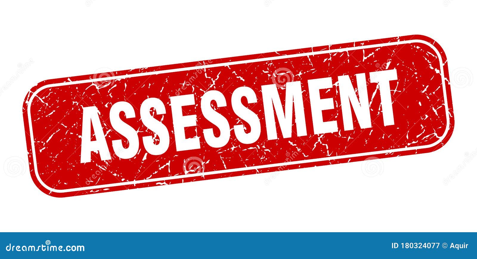 Assessment Stamp. Assessment Square Grungy Isolated Sign Stock Vector ...