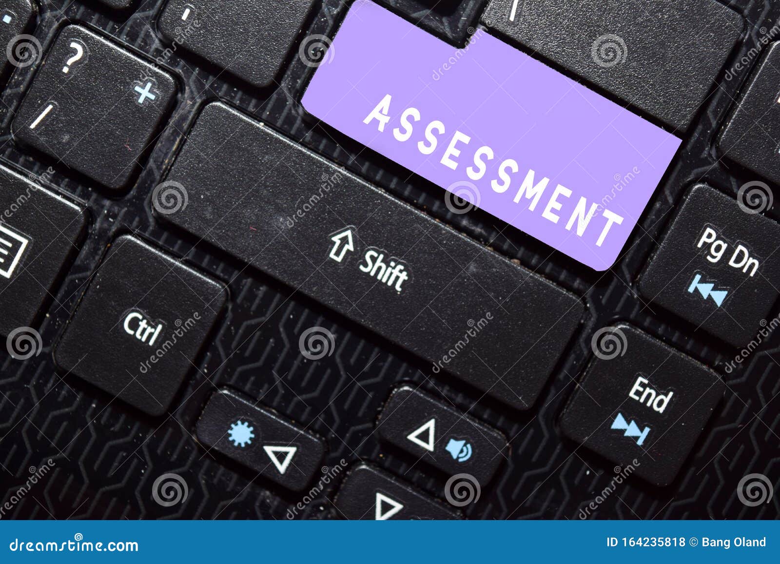 Assessment Write on Keyboard Isolated on Laptop Background Stock Photo ... Assessment Write on Keyboard Isolated on Laptop Background Stock Photo ...