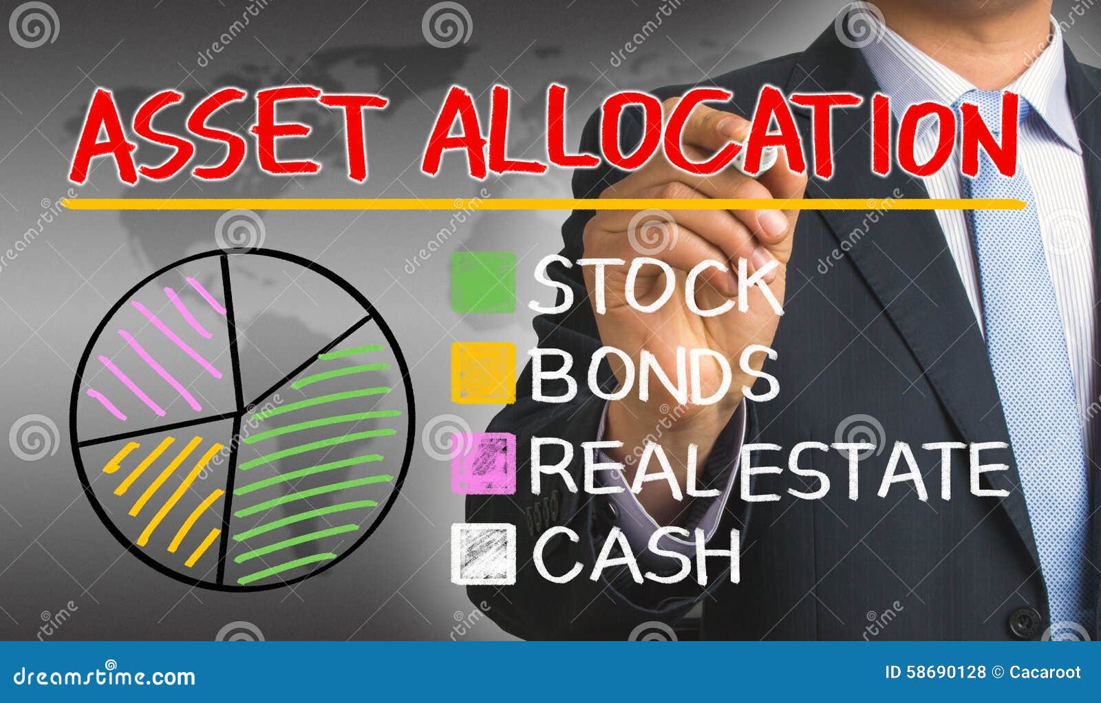 Asset Allocation Concept Graph Stock Illustration - Illustration of ... Asset Allocation Concept Graph Stock Illustration - Illustration of ...