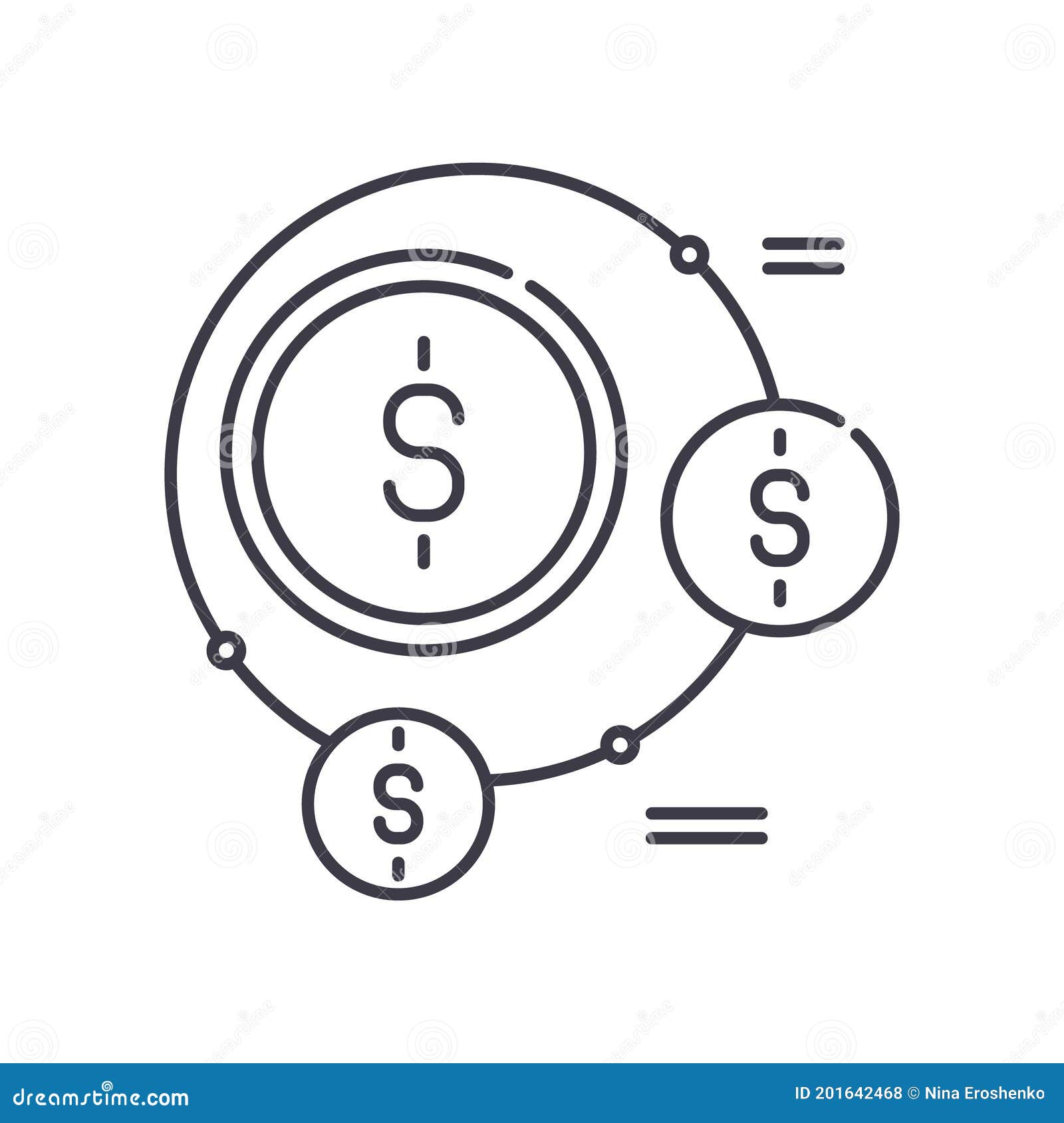 Asset Concept Icon, Linear Isolated Illustration, Thin Line Vector, Web ...