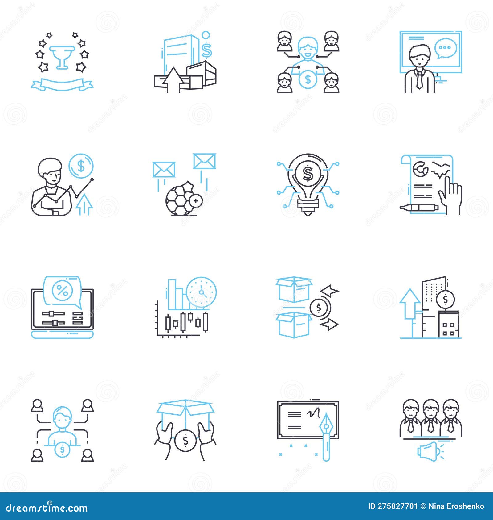 Security Maintenance Icon Set Vector Illustration | CartoonDealer.com ...