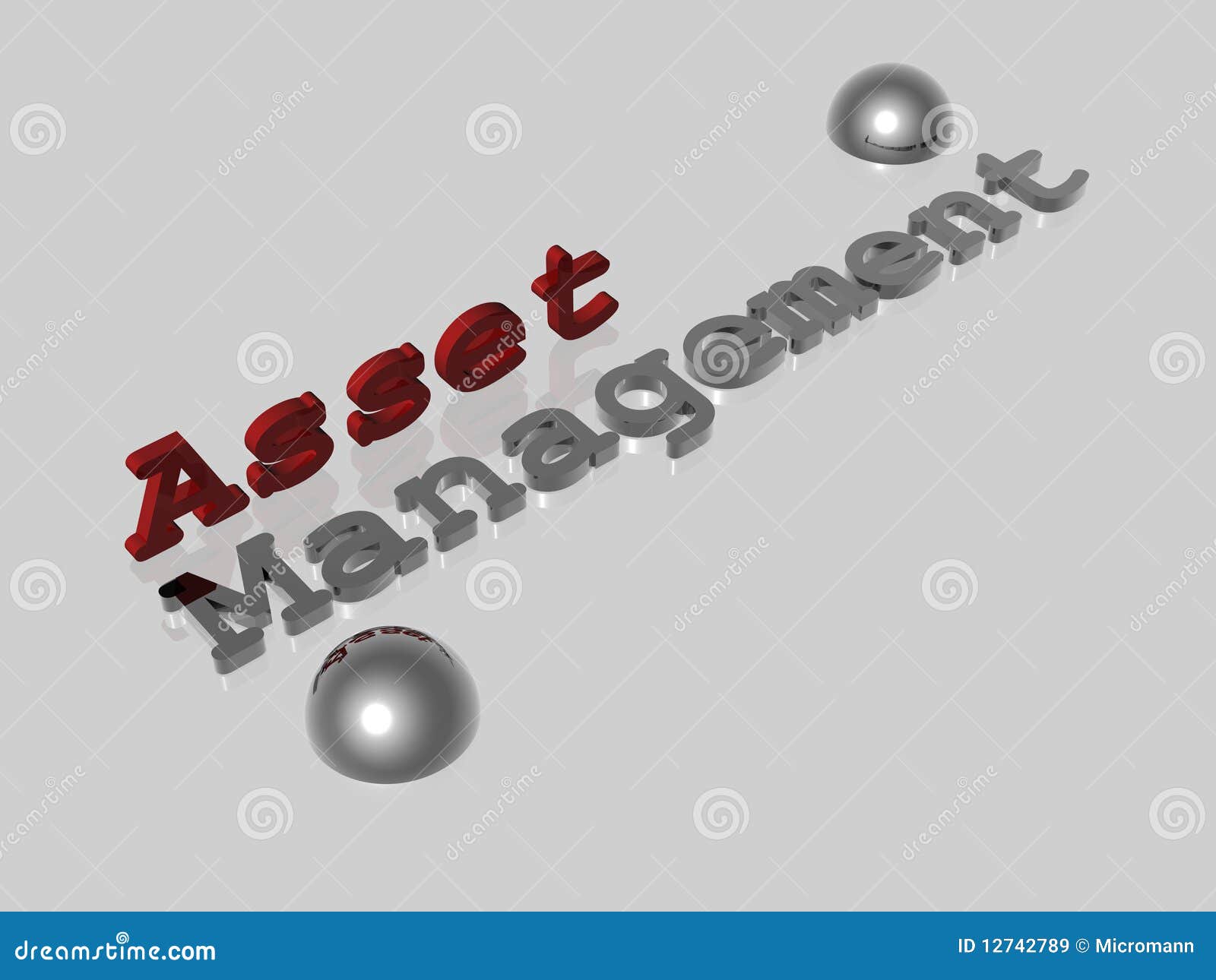 ASSET MANAGEMENT Colorful Overlapping Letters Banner Vector ...