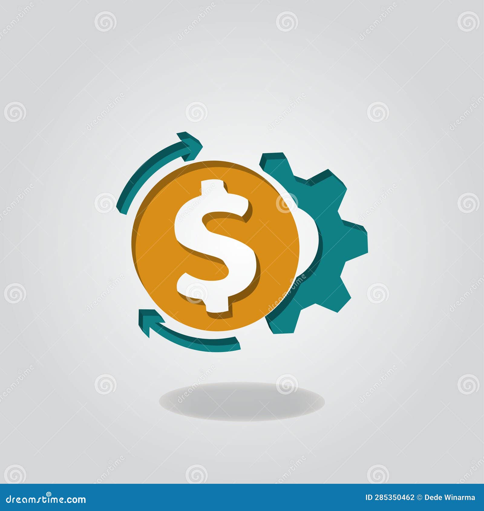 Asset Management Icon with Grey Background Design Vector Illustration ...