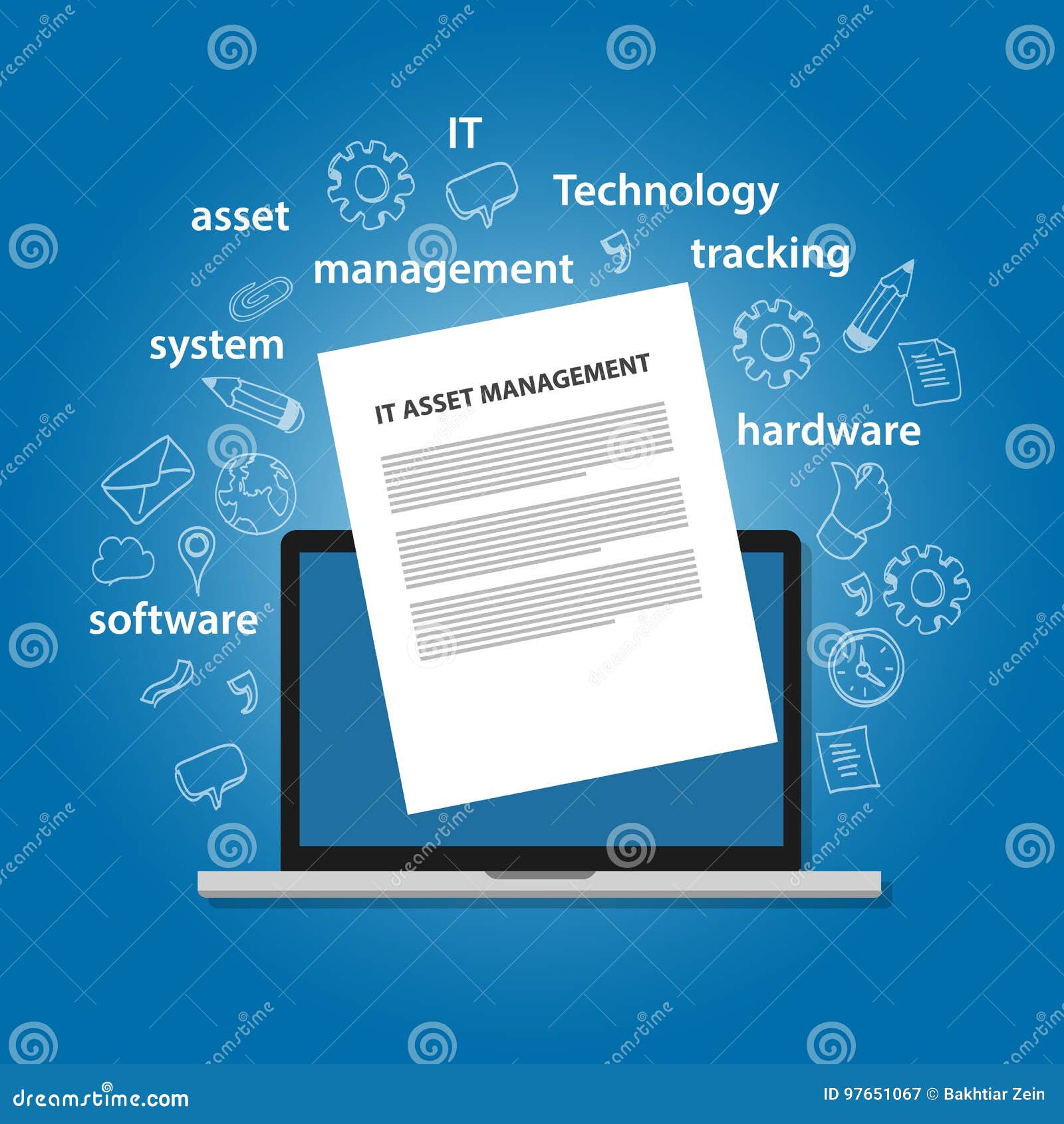 It Asset Management or ITAM Concept of Managing Information Technology ...