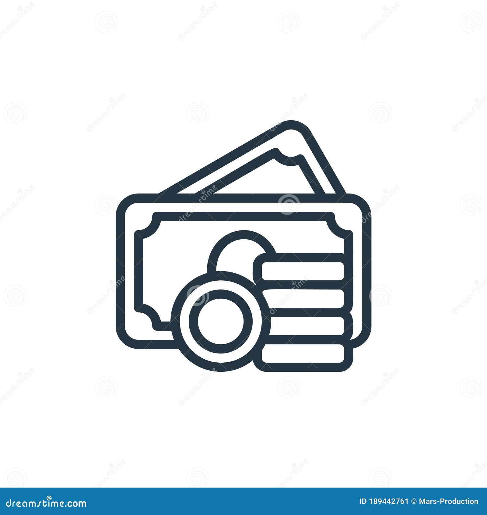 Asset Outline Icon. Isolated Line Vector Illustration From ...