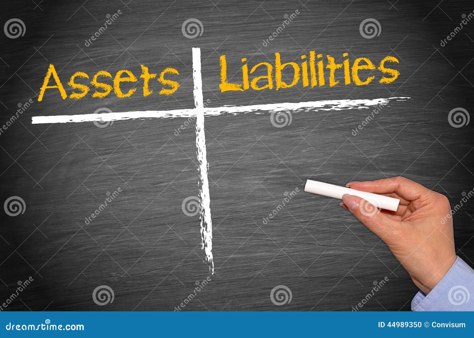 Assets and liabilities stock photo. Image of liabilities - 44989350