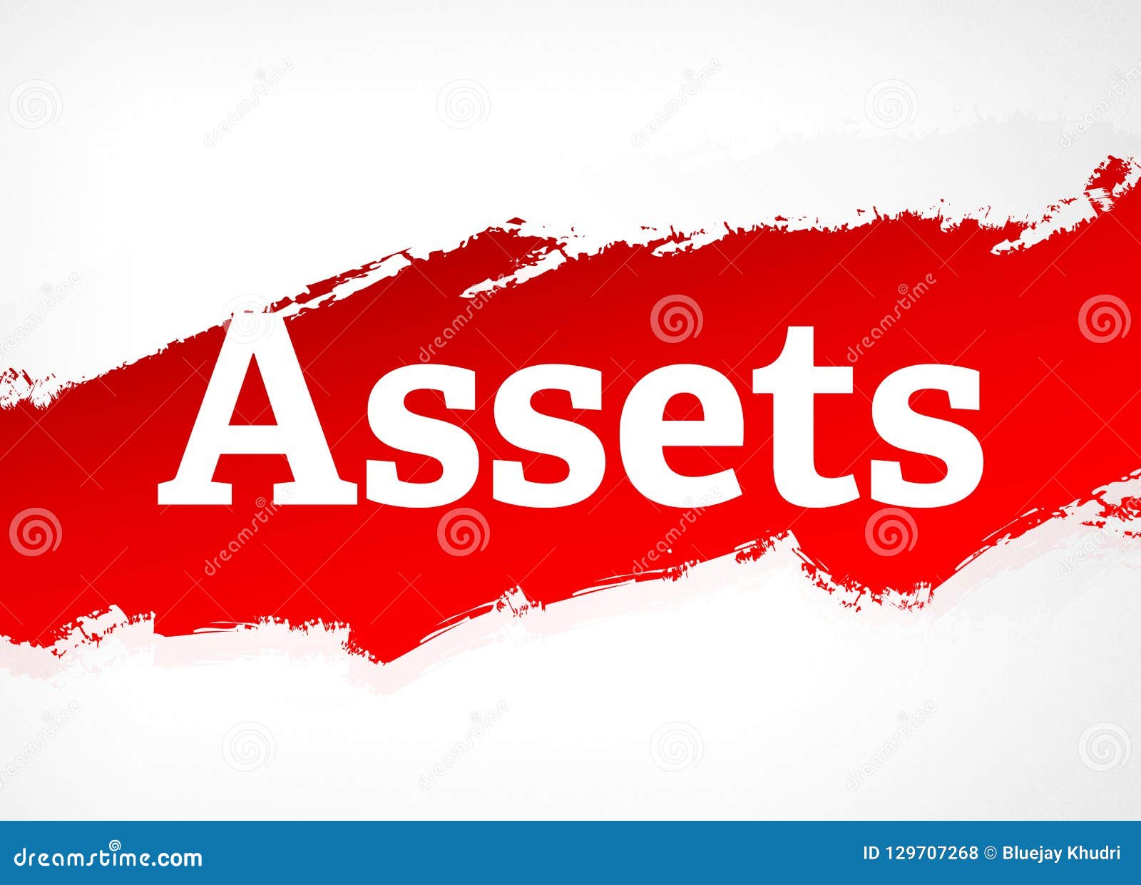 Assets Red Brush Abstract Background Illustration Stock Illustration ...