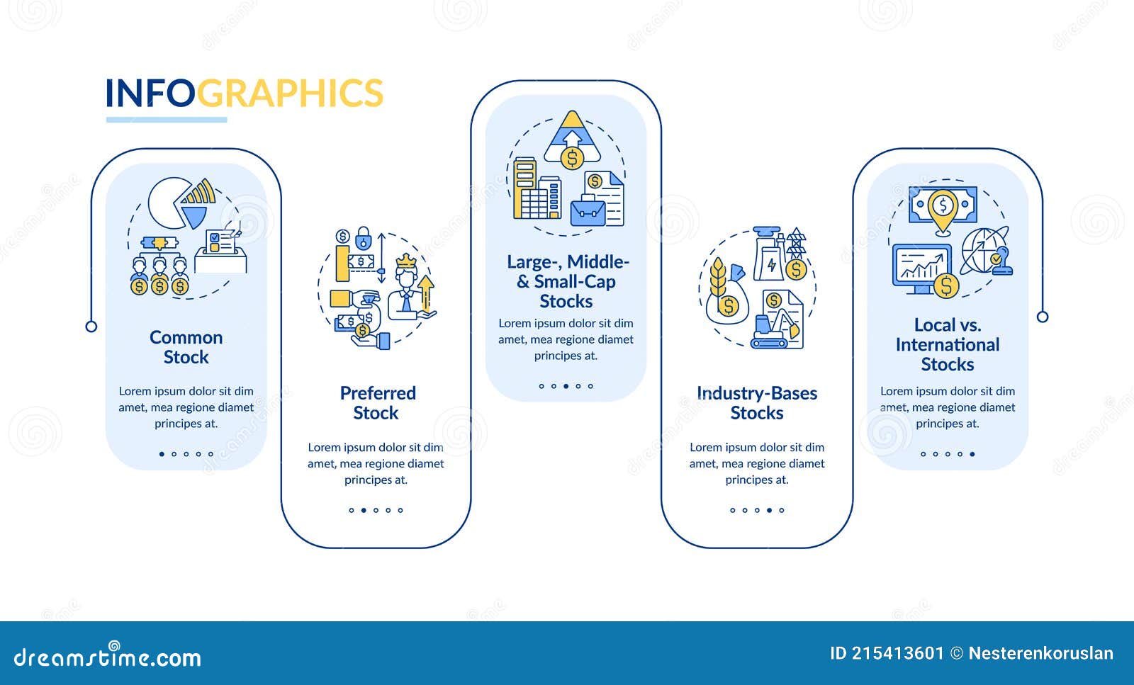 Assets Types Vector Infographic Template Stock Vector - Illustration of ...