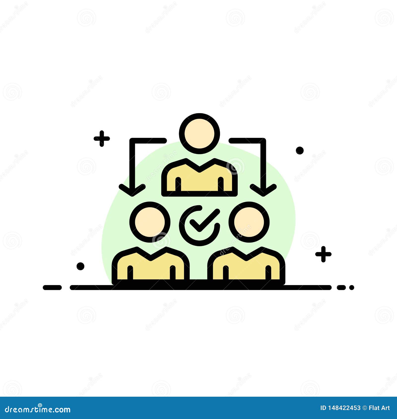 Assignment, Delegate, Delegating, Distribution Business Flat Line ...