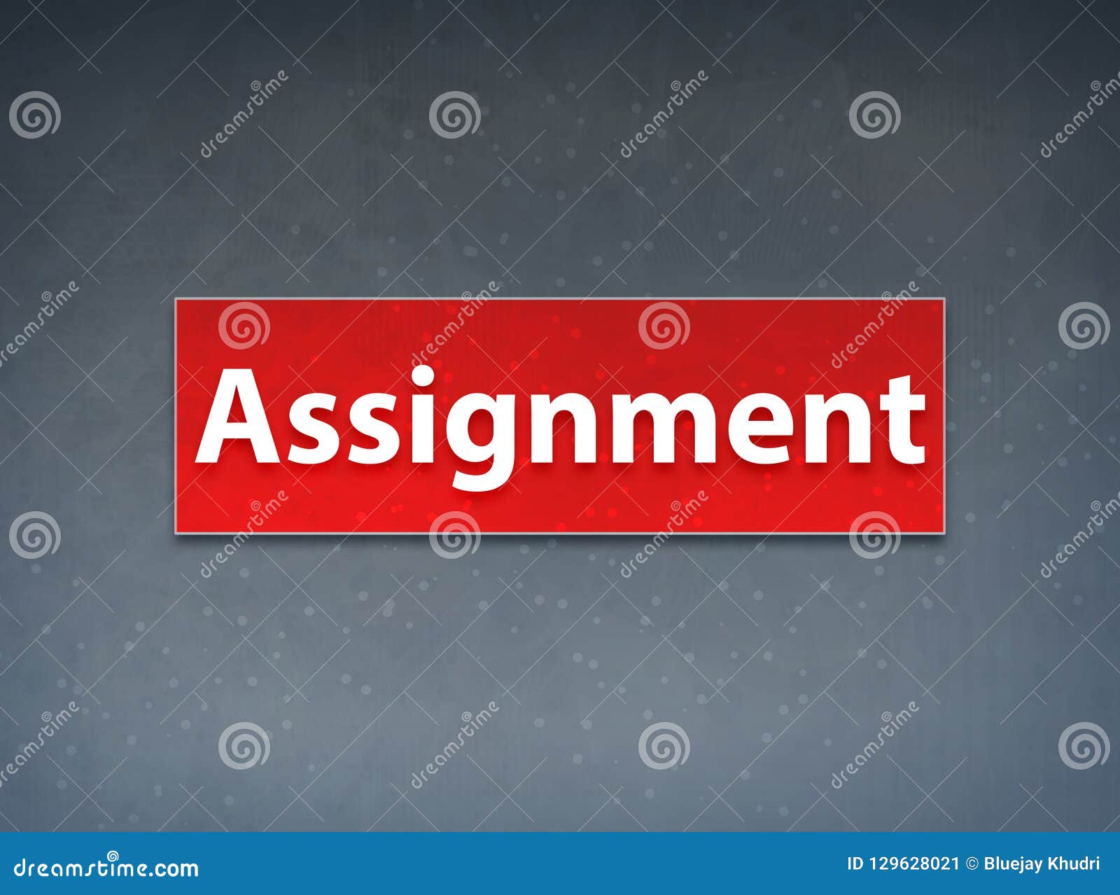 Assignment Red Banner Abstract Background Stock Illustration ...