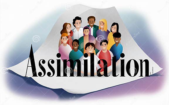 Assimilation stock illustration. Illustration of linguistic - 317746406