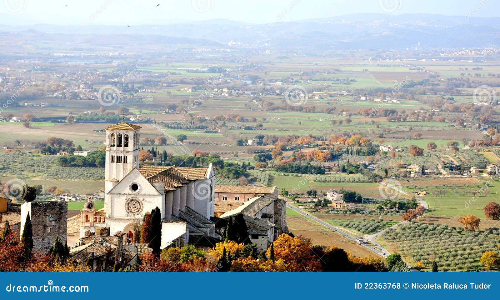 Assisi city , Italy stock photo. Image of landmark, cloud - 22363768