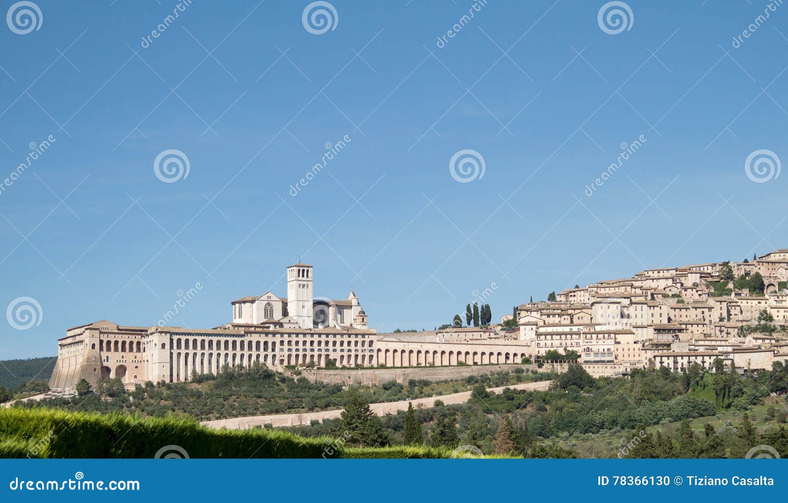 Assisi stock photo. Image of historic, medieval, europe - 78366130