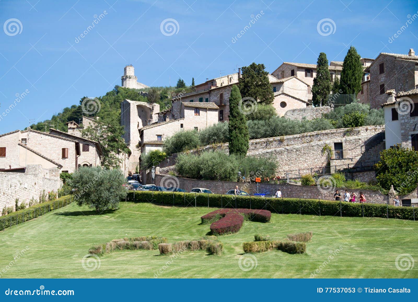 Assisi editorial stock photo. Image of papale, roman - 77537053