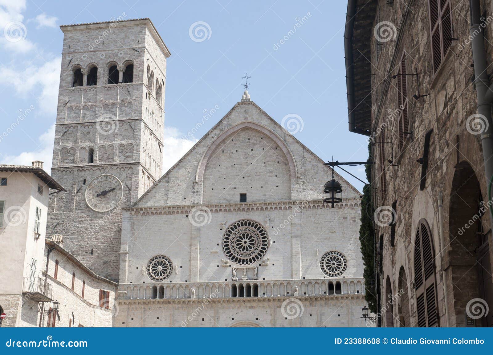 Assisi, San Rufino stock photo. Image of religion, exterior - 23388608