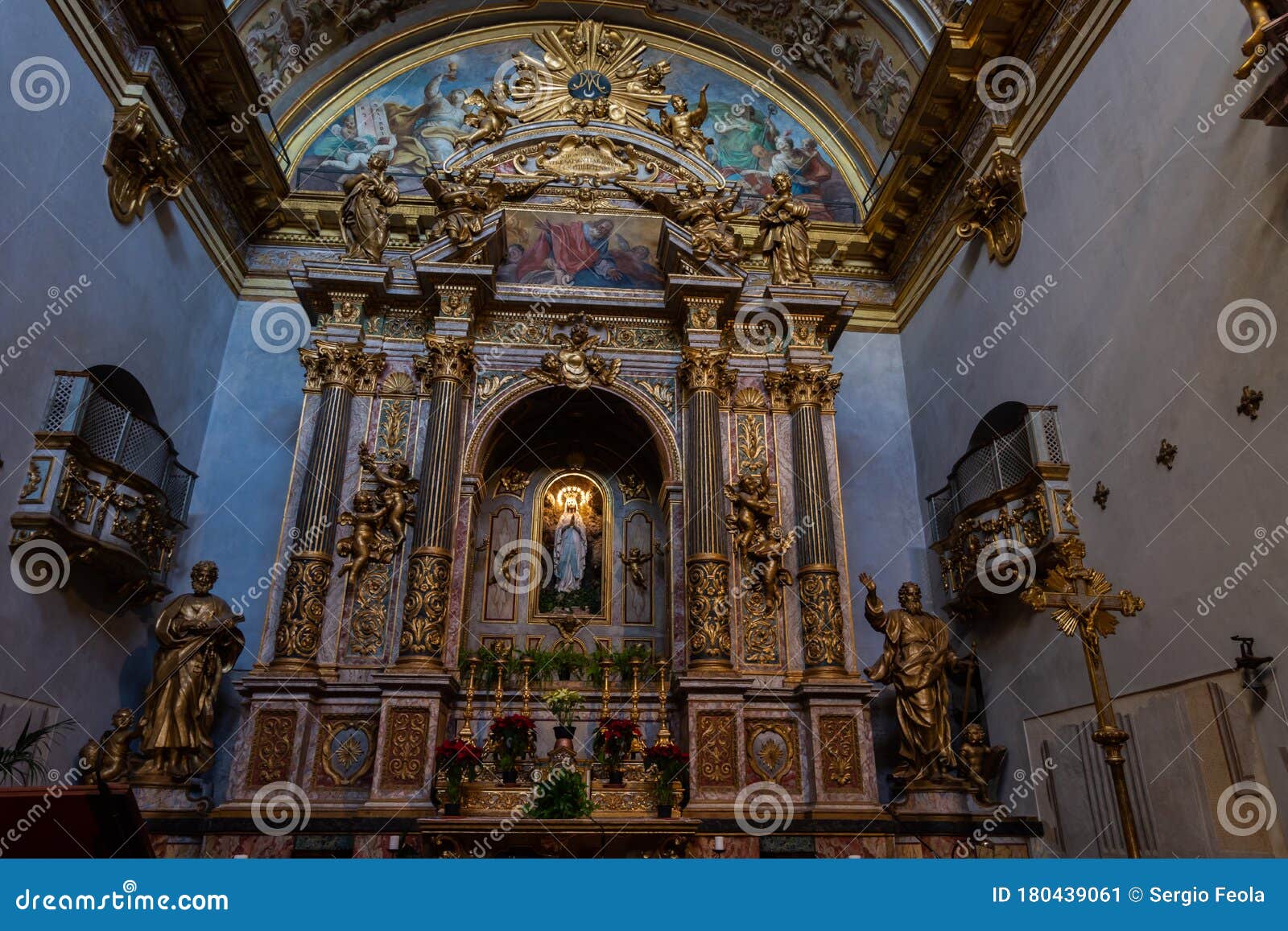 Assisi, Santa Maria Sopra Minerva. Editorial Photo - Image of convent ...