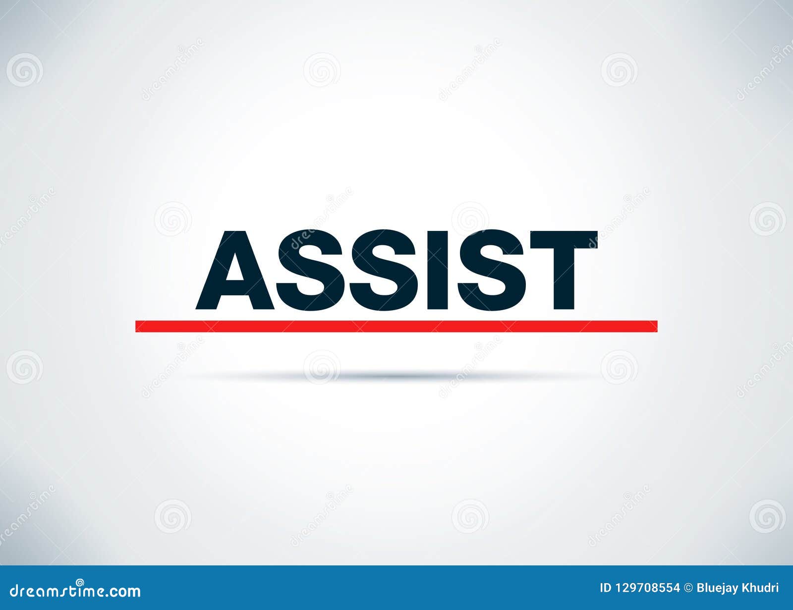 Assist Abstract Flat Background Design Illustration Stock Illustration ...