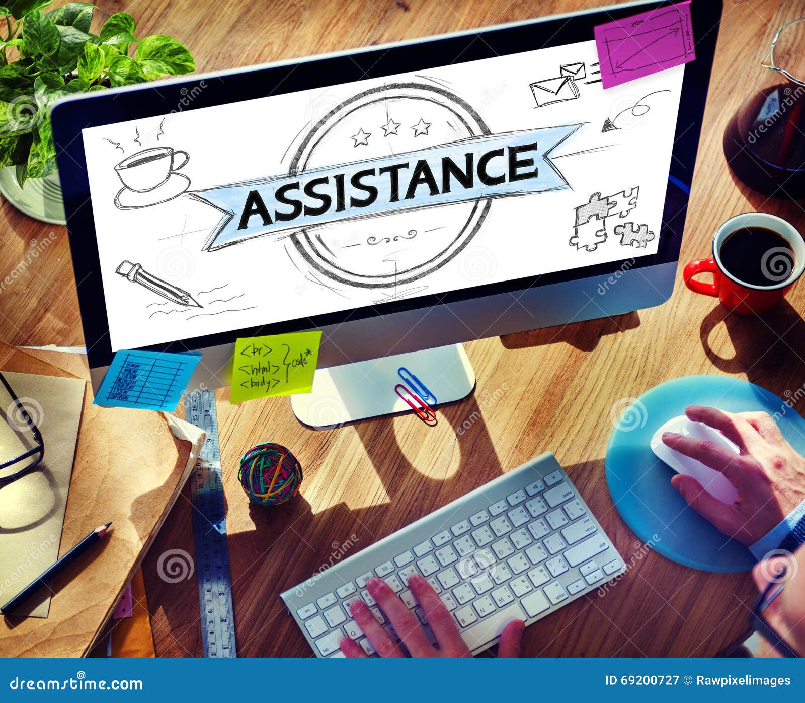 Assistance Collaboration Cooperation Help Support Concept Stock Image ...